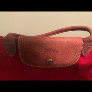 Longchamp | Bags | Longchamp Small Le Pliage Top Handle Bag Red | Poshmark